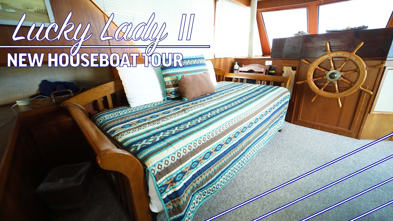 NEW Lucky Lady II Houseboat Tour at Bud N' Mary's - YouTube