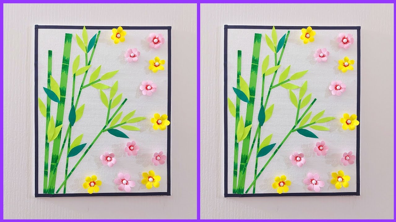 Creative Paper Tree Craft Wall Hanging | DIY Tree Wall Art | Home decor ...