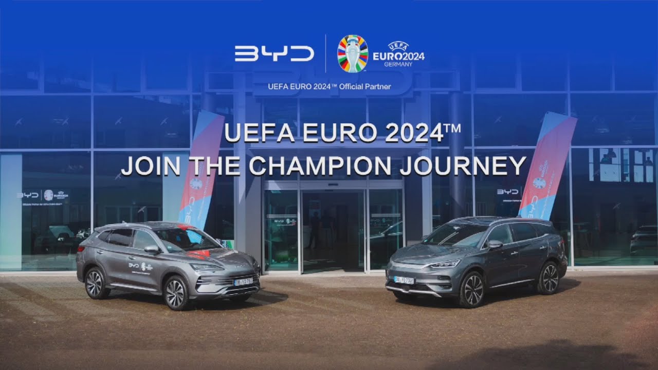 BYD is proud to be the official sponsor of Euro 2024! - YouTube