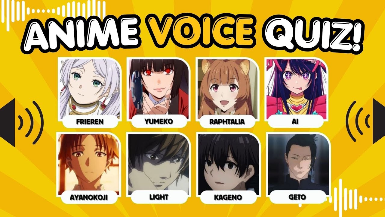 🔊 Guess Anime Character From Their Voice 🔊 - YouTube