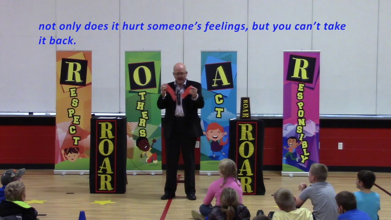 Mean Words Hurt - The ROAR Show - Respect, Bully Prevention, Positive ...
