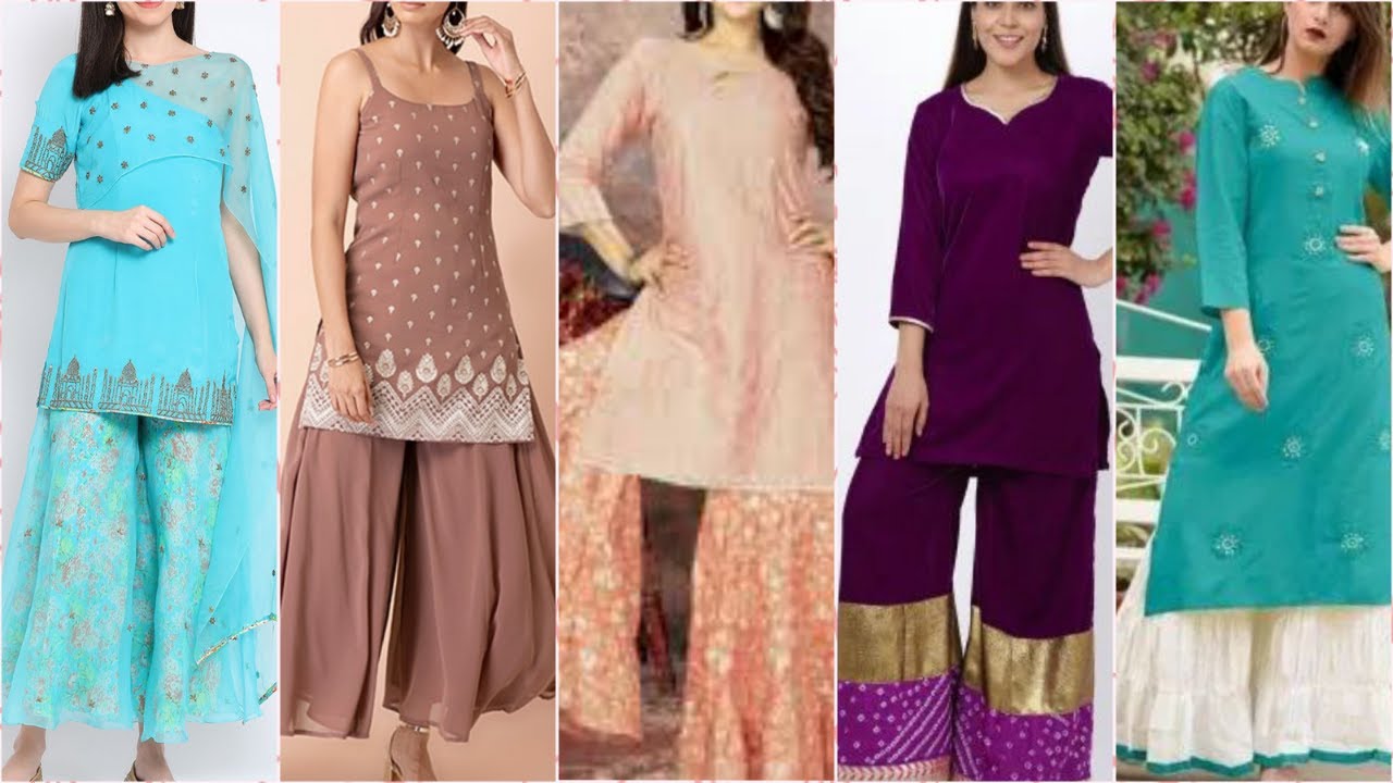 Latest & Stylish Plazo Design 2023//Plazo Pent Design//Kurti Plazo ...