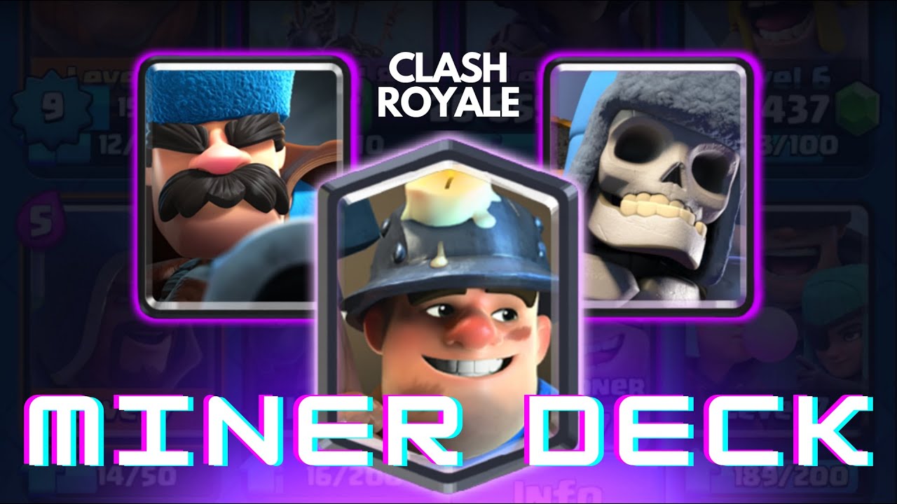Miner + Hunter deck | Clash Royale - YouTube