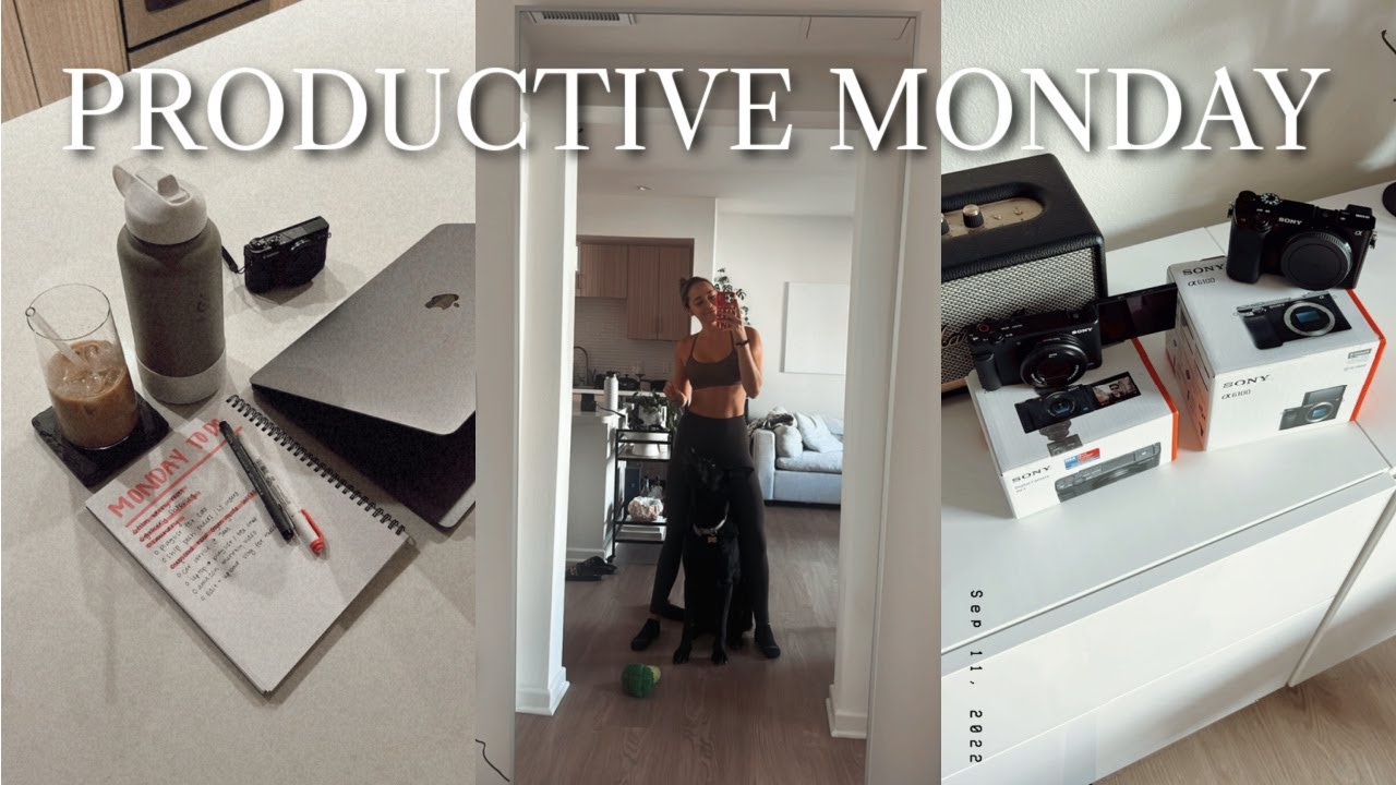 PRODUCTIVE MONDAY VLOG: busy work day, camera shopping and my current ...