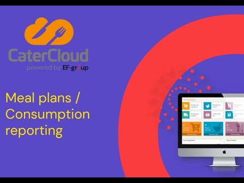 CaterCloud's weekly meal planner feature - YouTube
