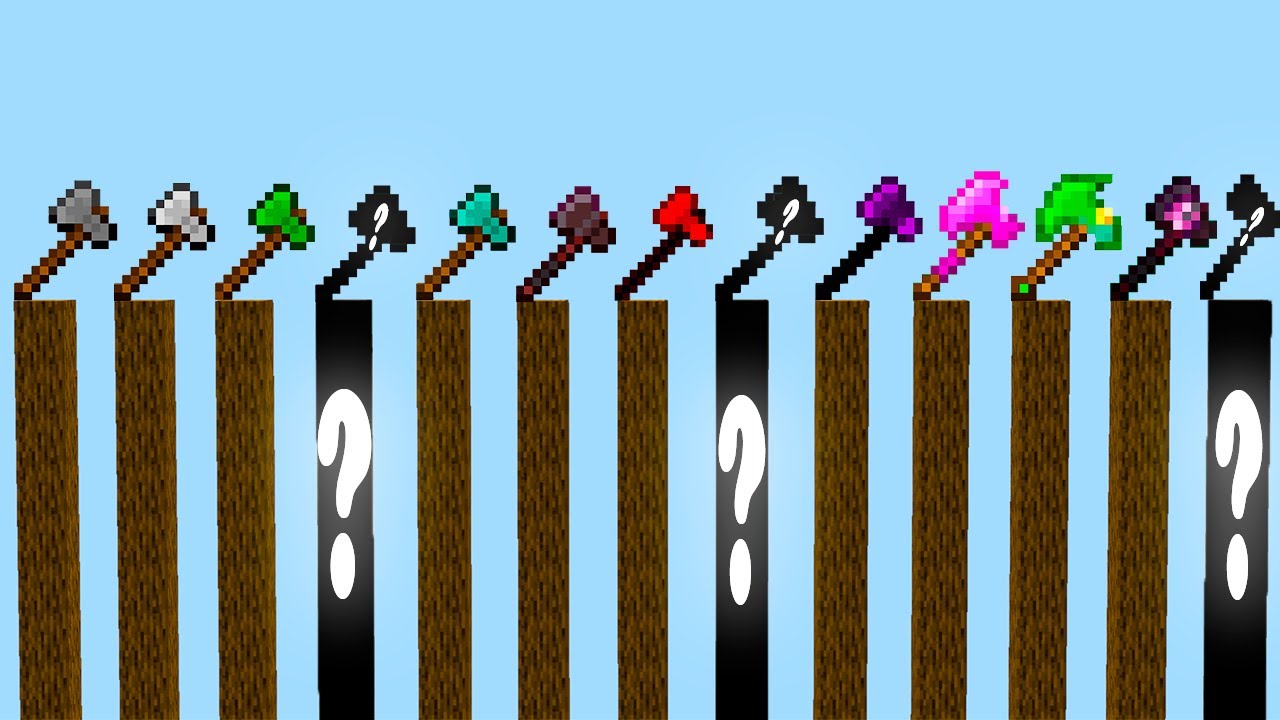 Which axe is the fastest? | Minecraft - YouTube