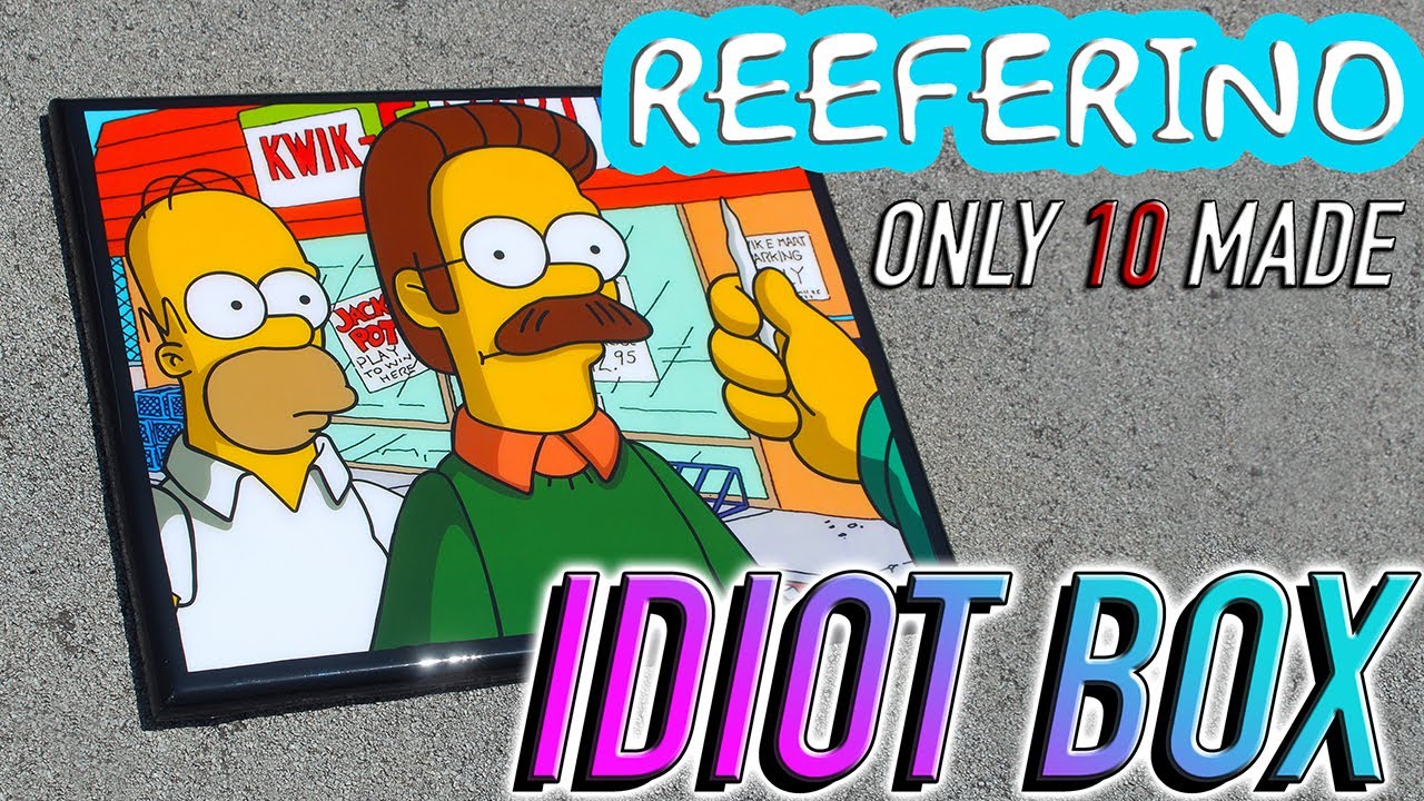 Reeferino Ned Flanders | DOPE SIMPSONS Limited Edition Wall Art 😤 ...