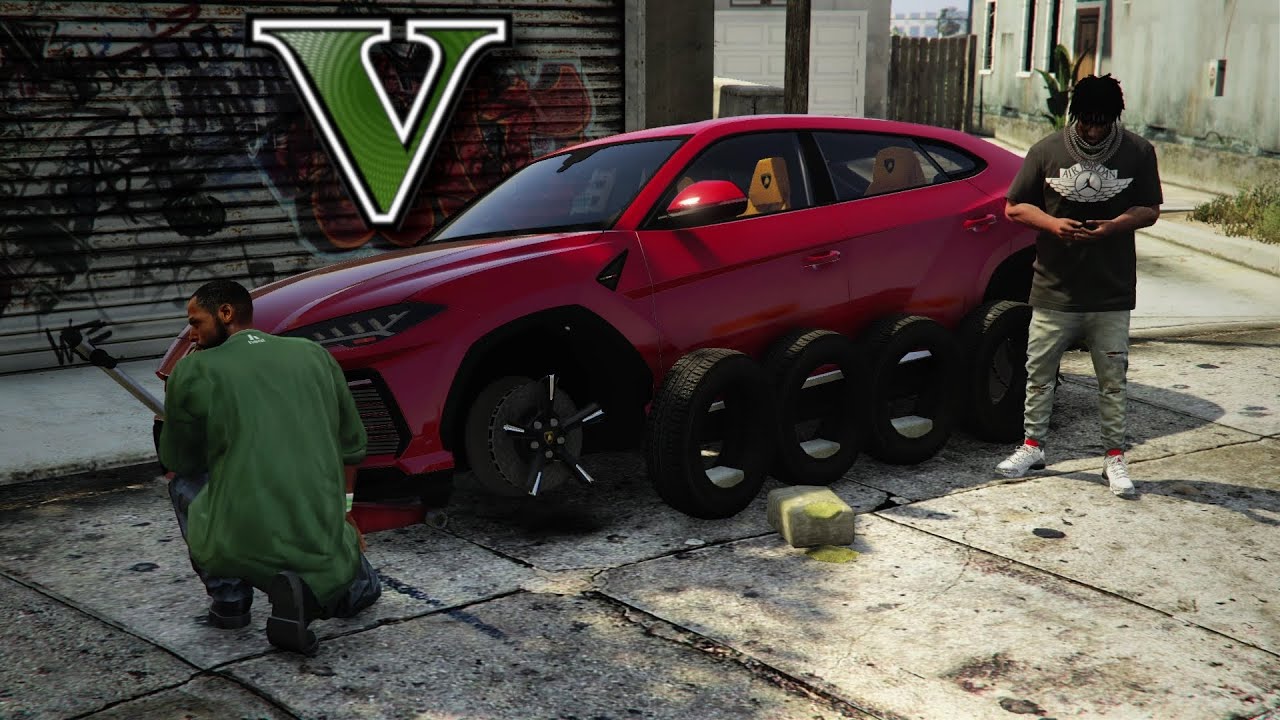 GTA 5 | NBA YOUNGBOY | "STUFFED THE LAMBO URUS TIRES WIT WEED" | EP.8 ...