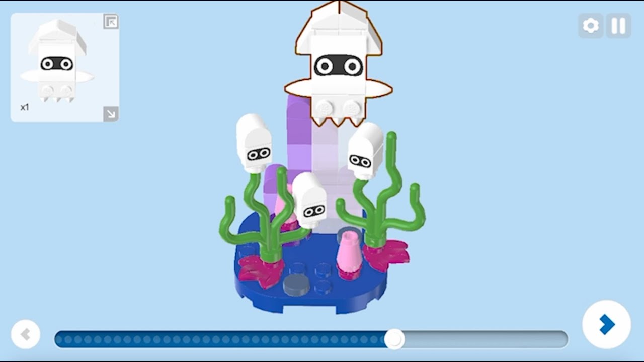 LEGO Instructions Super Mario Character Pack Series 6 Blooper and Baby ...