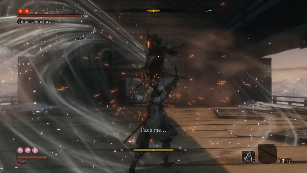 Sekiro - Inner Genichiro Base Vitality/Posture Hardmode Sword only ...