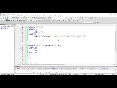 45 - langage c++ : L'héritage Partie 1 - YouTube