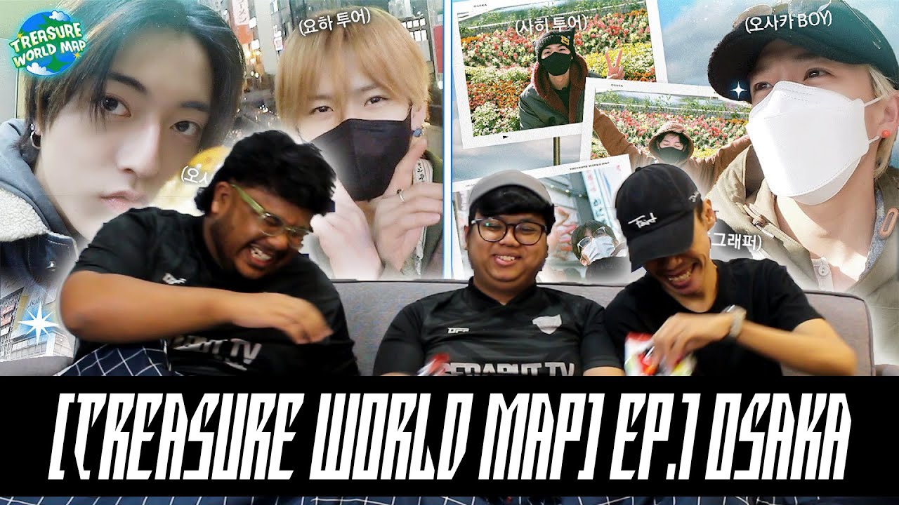[TREASURE WORLD MAP] EP.1 OSAKA | Serabut Reaction - YouTube