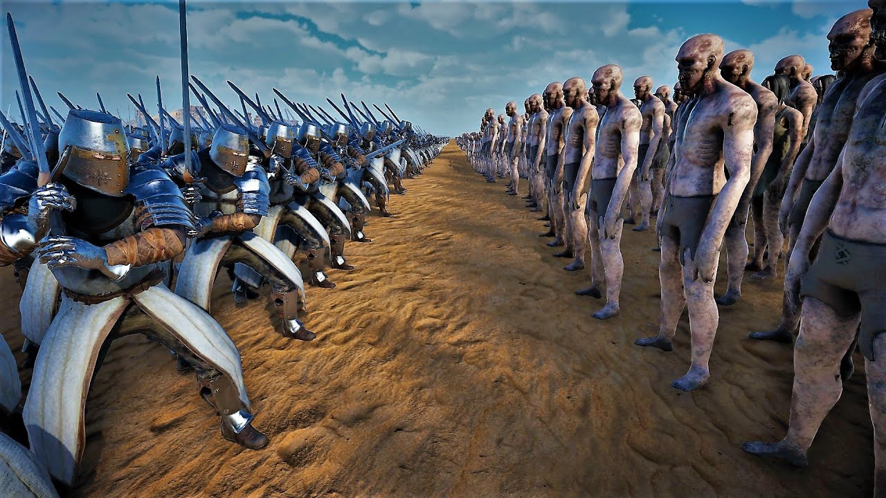 HEAVY KNIGHTS vs 6 MILLION ZOMBIES ATTACK !! l Ultimate Epic battle ...