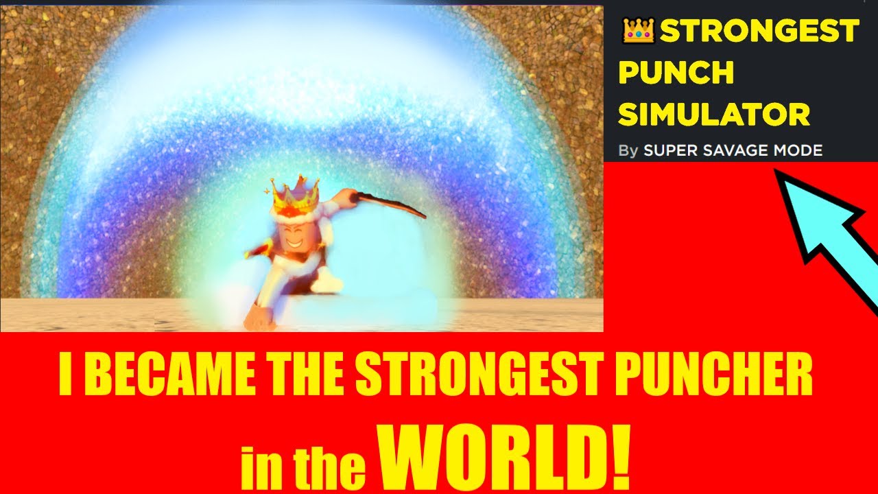 I BECAME THE STRONGEST PUNCHER in the WORLD! 🤜☀ (Roblox Strongest punch ...