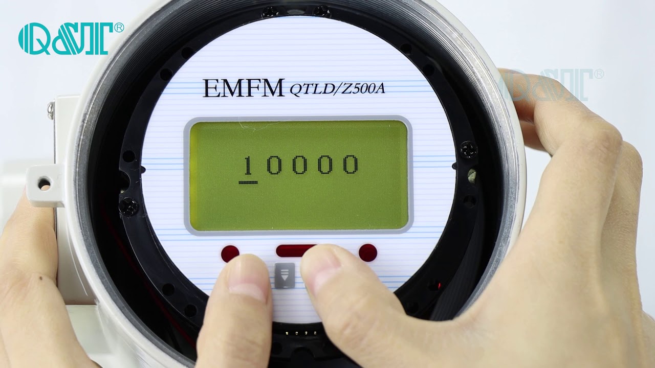 electromagnetic flow meter total reset - YouTube