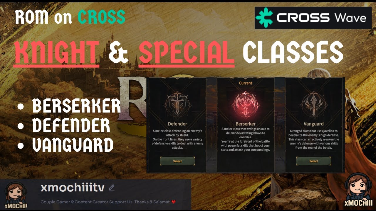 👑 Knight & Specialization Classes Guide in ROM Golden Age | Secret Code ...