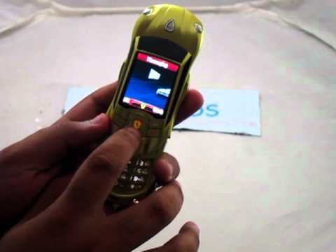 Ferrari F699 Flip Car Mobile Phone - YouTube
