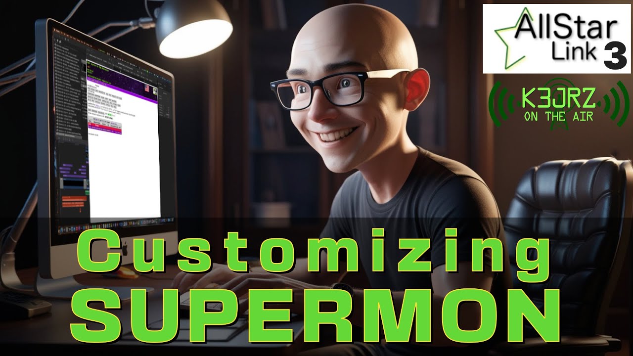 Customizing Supermon 7.4+ for AllStar Link 3 - YouTube