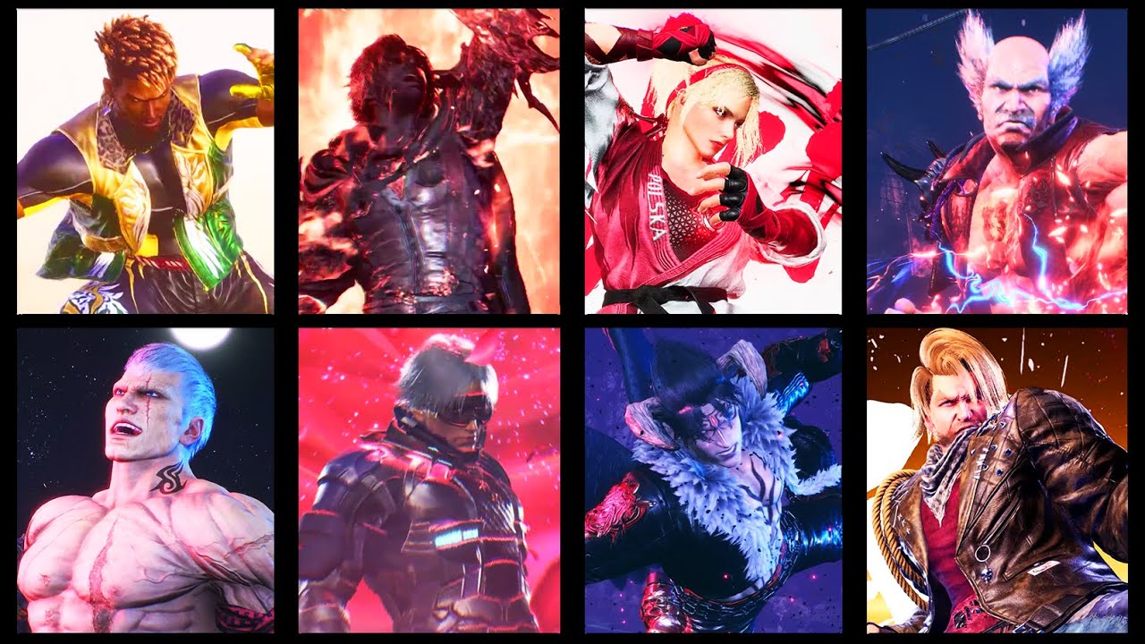 TEKKEN 8 Year 1 Rage Arts (Special Interactions & KO) - YouTube