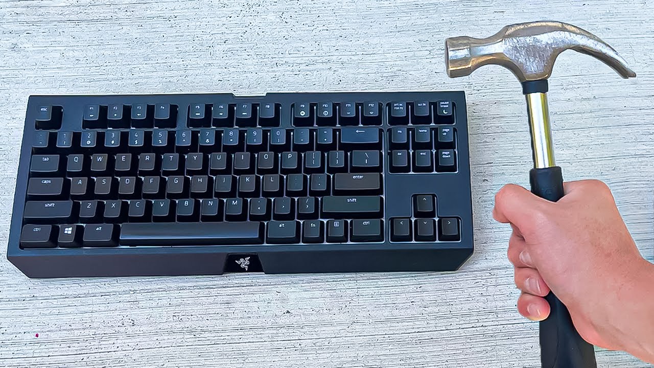 smashing my keyboard - YouTube