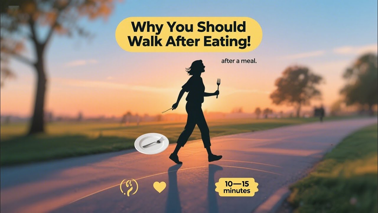10-Minute Walk After Meals: Digestion Made Easy! - YouTube