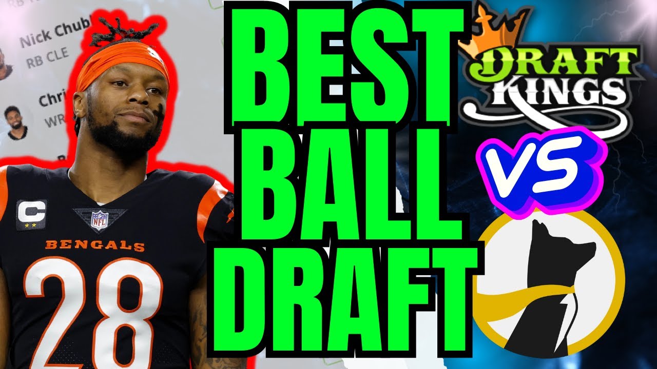 BEST BALL DRAFT| Underdog Vs Draftkings ADP BARGAINS - YouTube