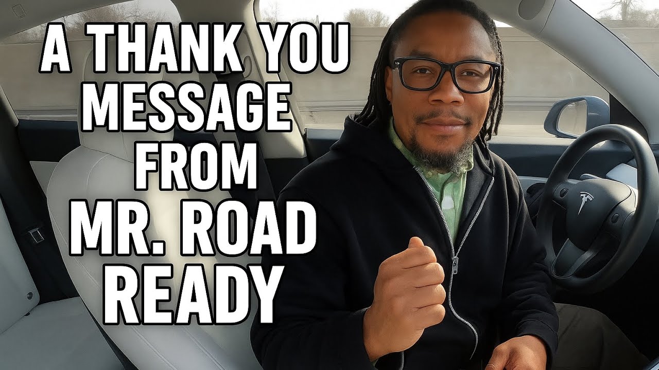Thank You for Supporting Mr. Road Ready! - YouTube