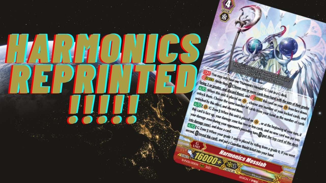 HARMONICS MESSIAH TO BE REPRINTED! | Cardfight! Vangaurd | - YouTube