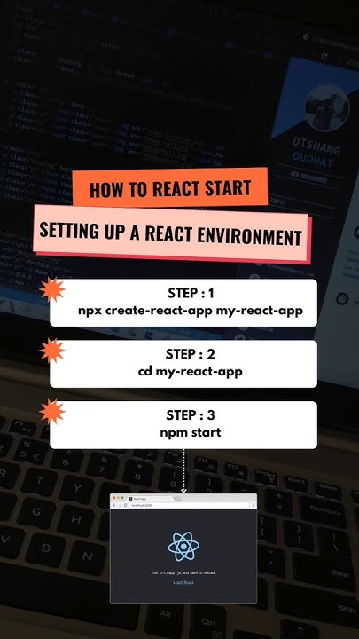 How To React Start 👾👨‍💻 Code By Dishangwebcoding ️ Reactjs Reactnative Html Code 