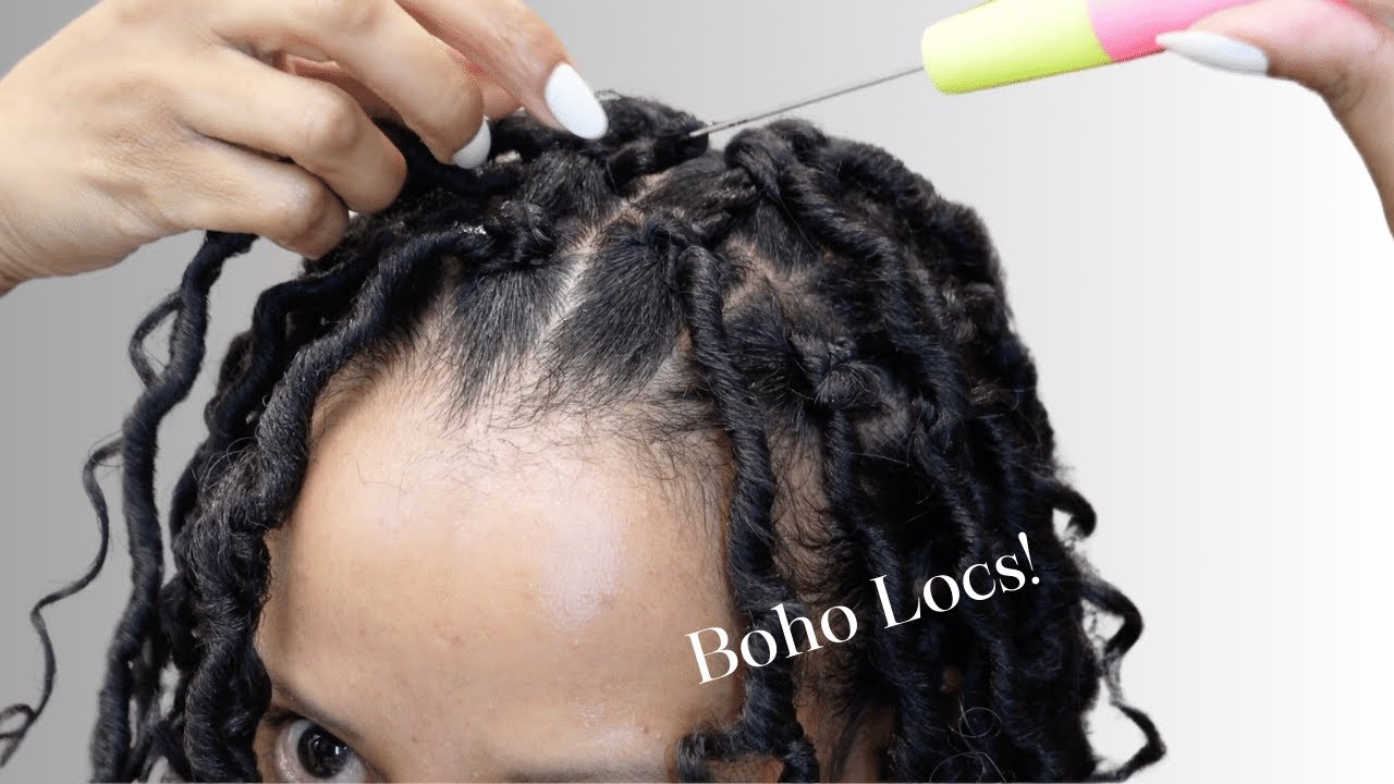 CROCHET BOHO FAUX LOCS😍 ( SUPER LIGHT, TIMELESS & CHIC FINISH) - YouTube