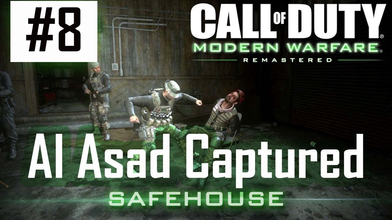 COD MW Remastered | Mission 10 | Al Asad Captured | SAFEHOUSE ...