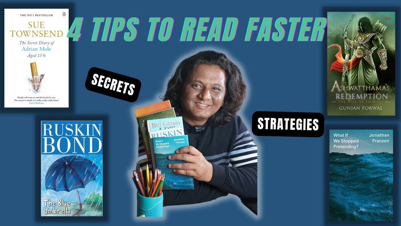 How to read faster | 4-speed reading techniques | Nagendra Bisht - YouTube