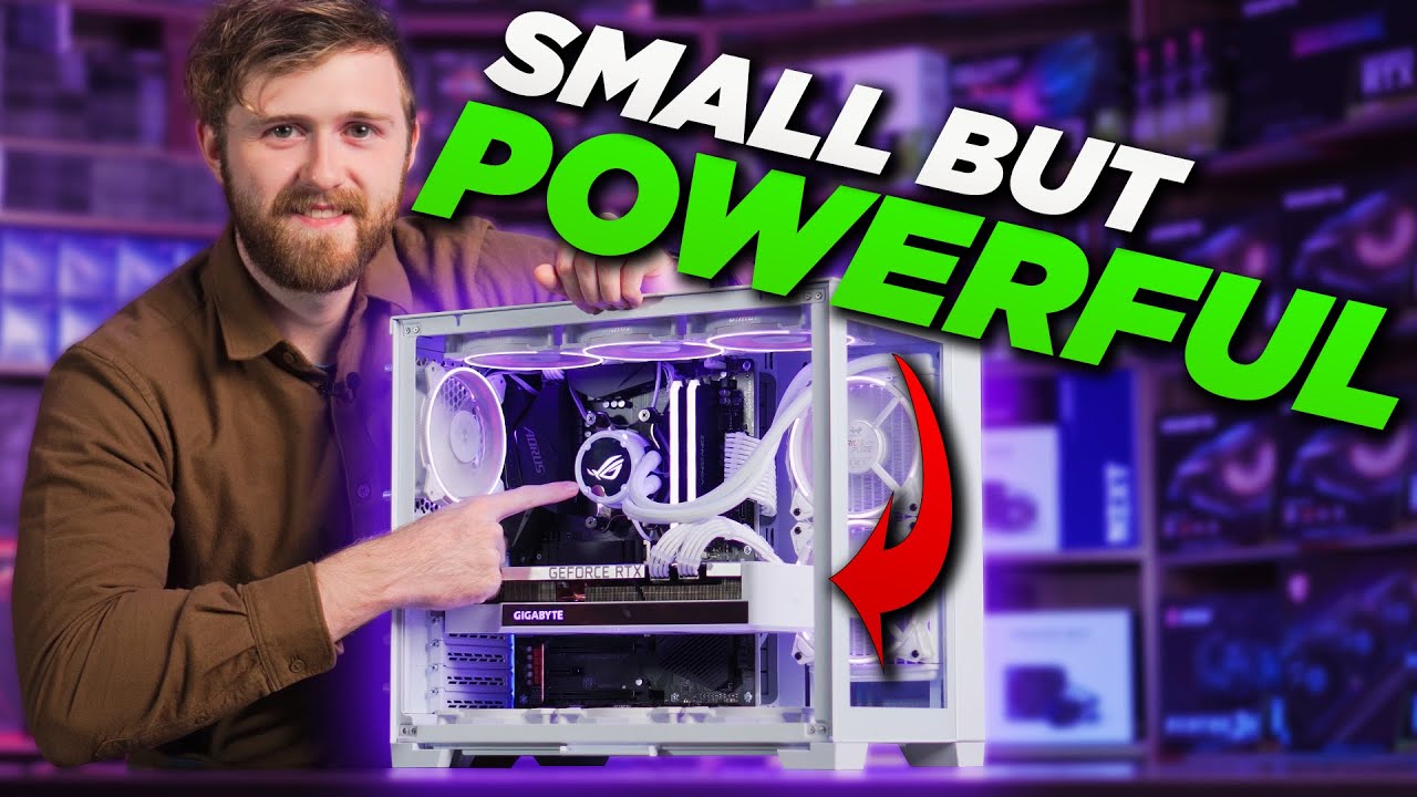 CLEAN Lian Li Mini Snow Gaming PC Build! - YouTube