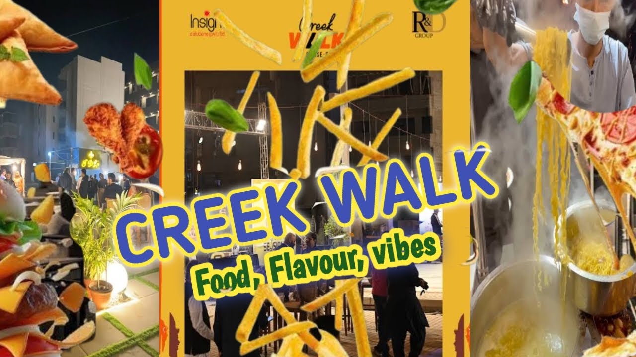 DHA Phase 8 Food Street || Creek Walk || Expensive foodstreet || part 2 ...
