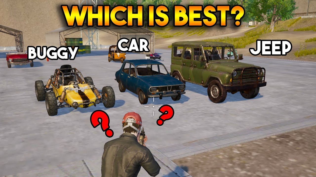 PUBG MOBILE : BUGGY VS DACIA VS UAZ (WHICH IS BEST ERANGEL VEHICLE ...