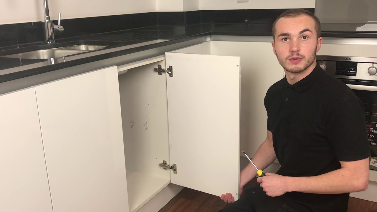 How to repair a kitchen unit - YouTube