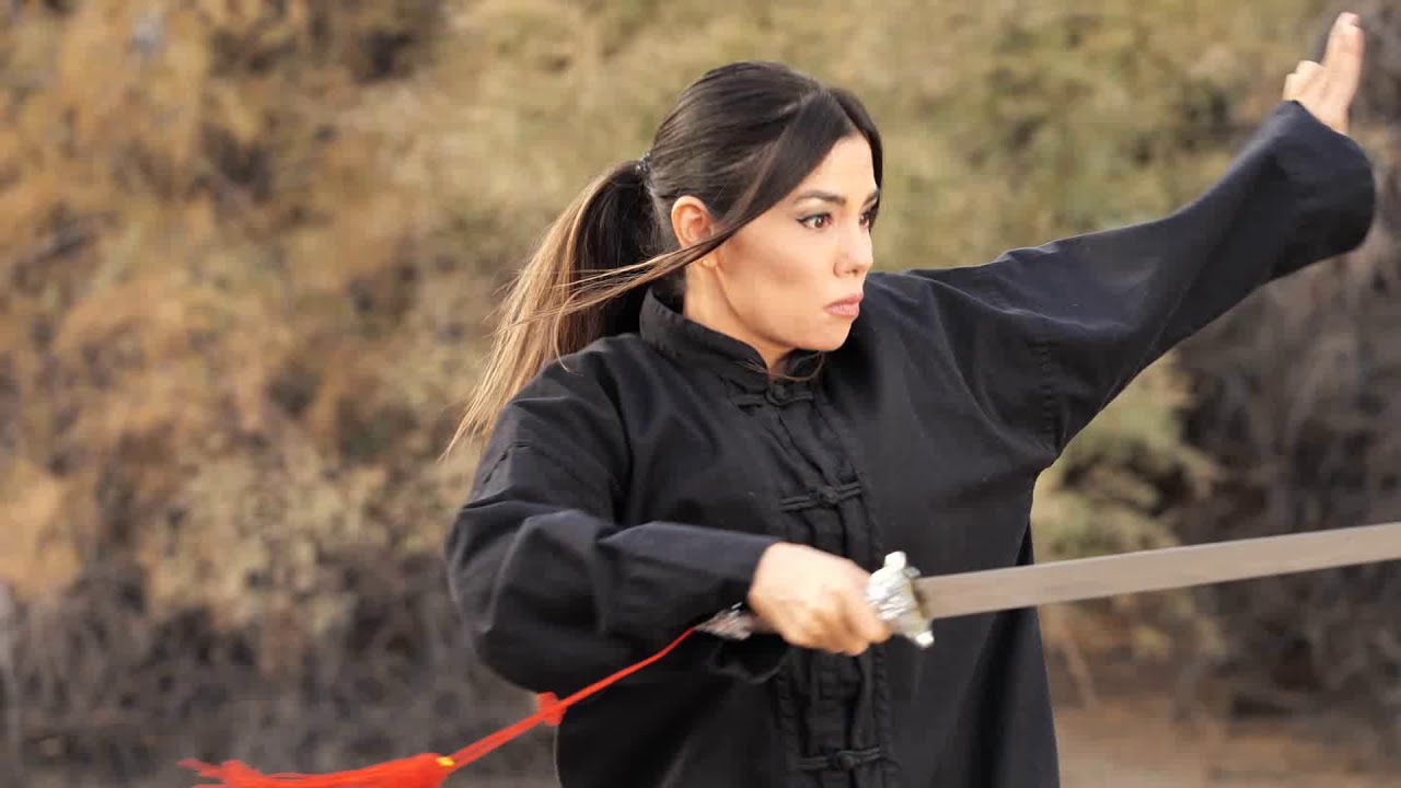 Kathy Corpus Tai Chi Sword - YouTube