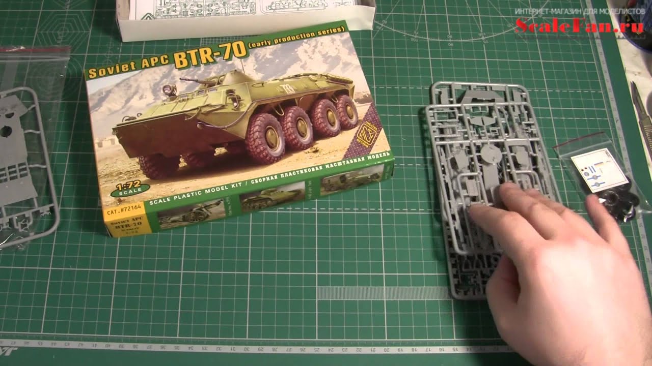 ACE 72164 BTR-70 early production series - YouTube