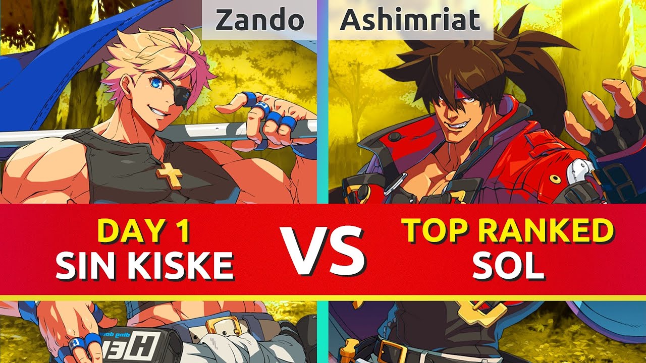 GGST Zando (Day 1 Sin) vs Ashimriat (TOP Ranked Sol). Guilty Gear Strive - YouTube