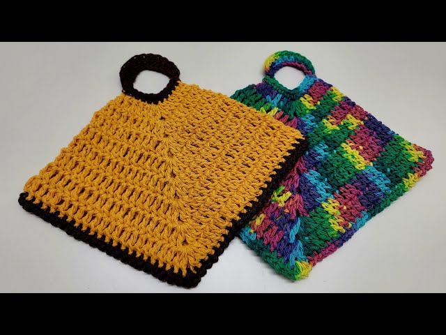 Free Vintage Crochet Dress Potholder Patterns
