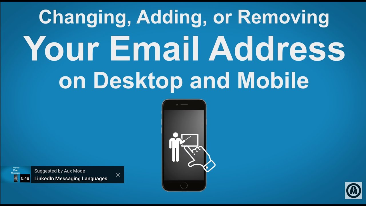 How To Change Your Email Address on LinkedIn - YouTube