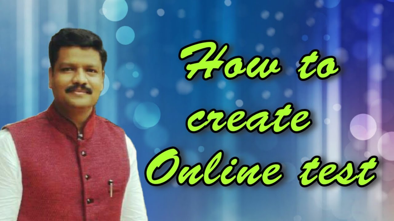 How To Create Online Test For Students YouTube How To Create Online Test For Students YouTube