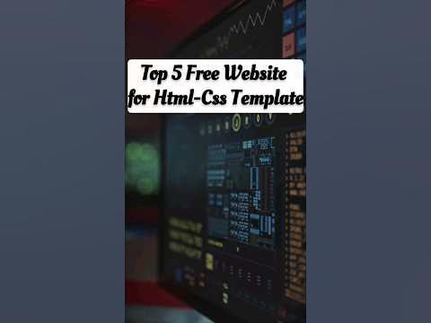 Top 5 Free Website For Html-Css Template - YouTube
