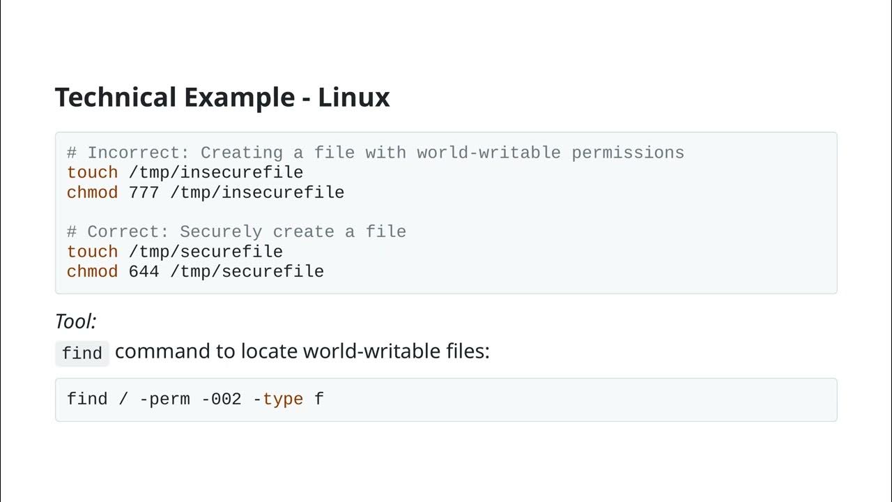 Mastering CWE-276: Incorrect Default Permissions | Secure Your Systems - YouTube