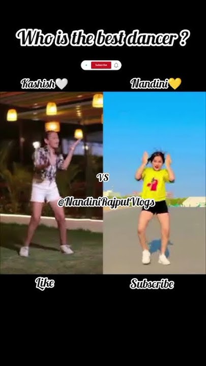 Who is best dancer? | Nandini💛 VS Kashish🤍 #nandini091013 #kashishpatel #viraldance # ...