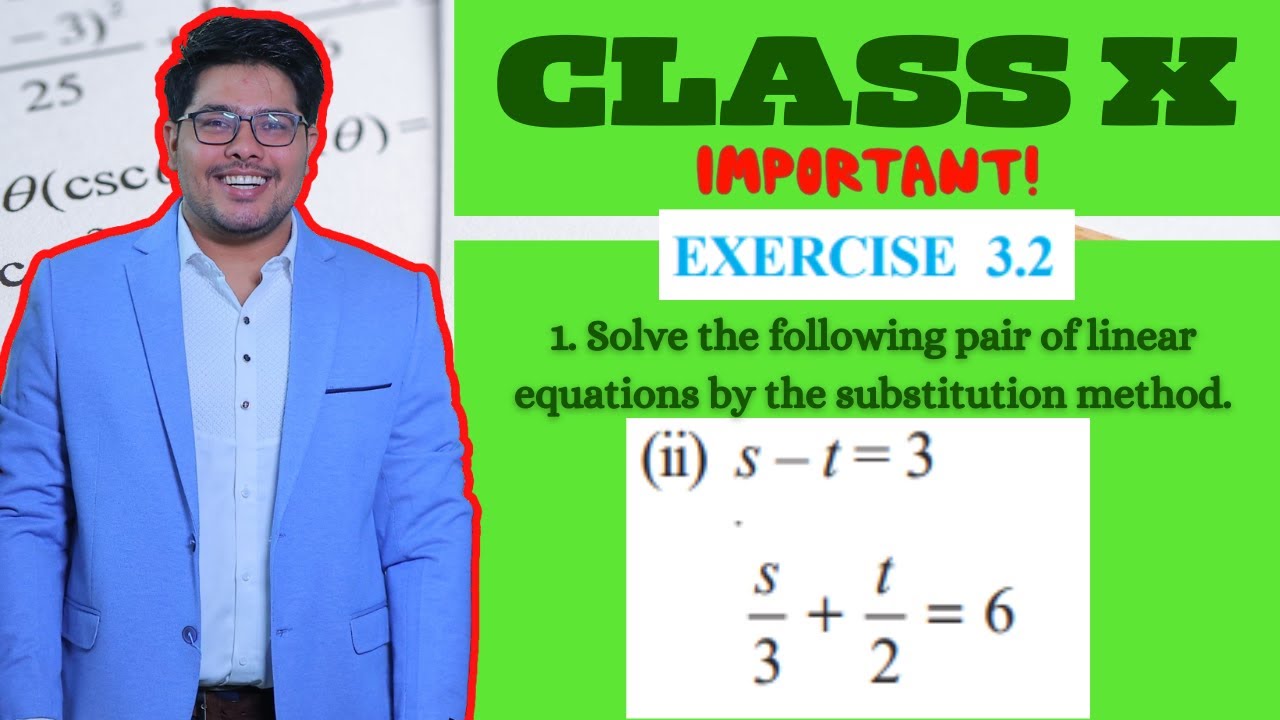 CLASS 10 , EX 3.2 Q1 PART 2 - YouTube