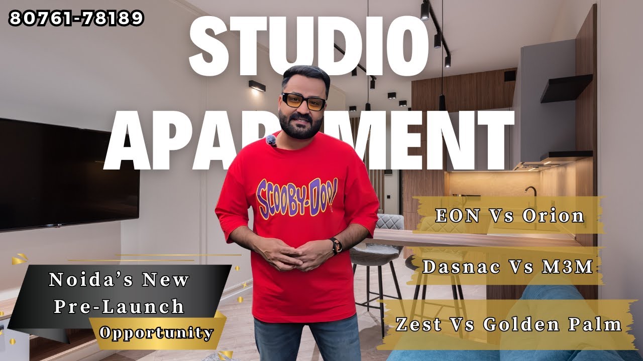 Comparing Top Noida Studio Projects - EON vs Orion vs M3M Vs Golden Palm - YouTube