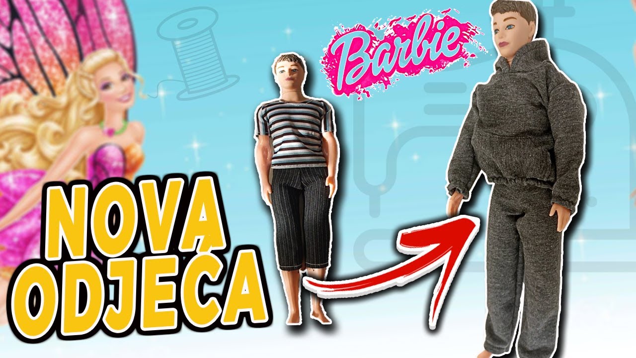 Ken se obukao! Ovaj tutorial otkriva KAKO stvoriti odjeću za BARBIE ...