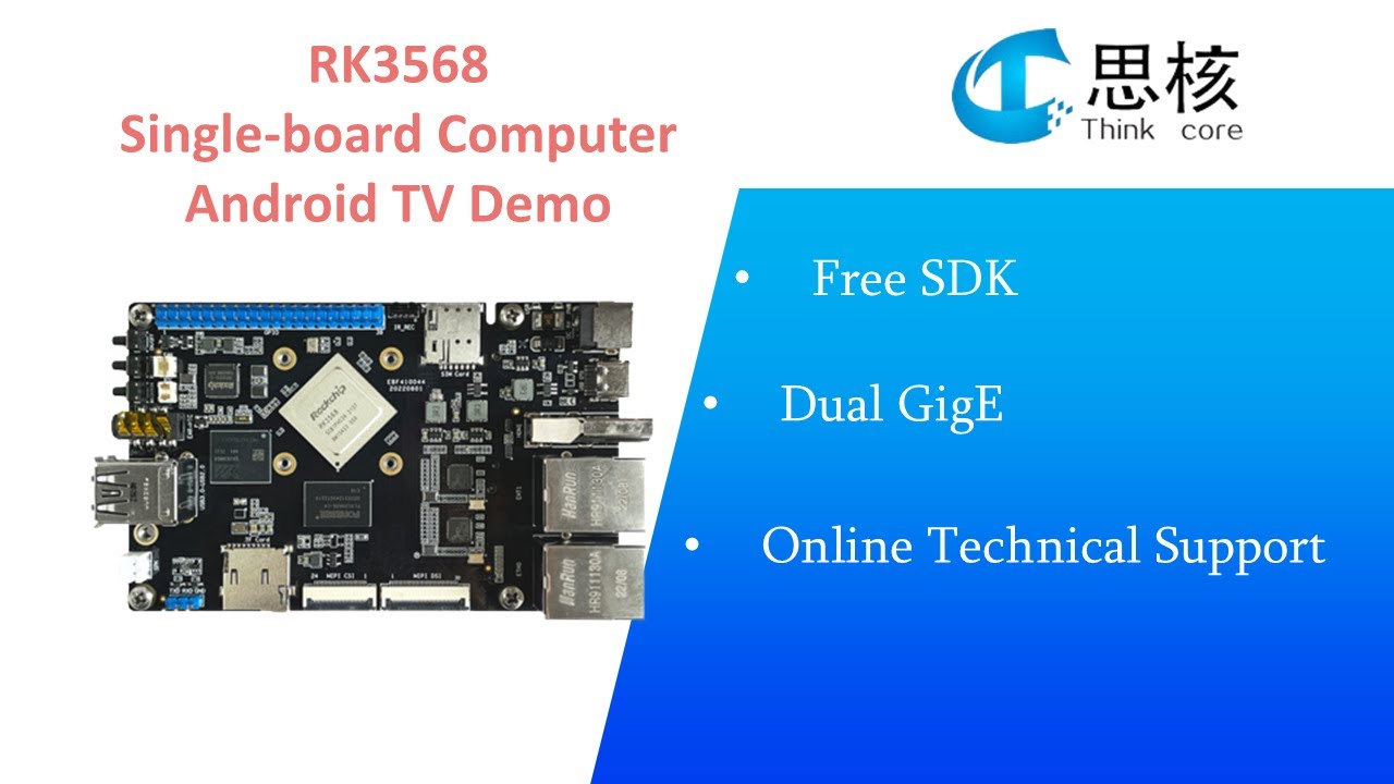 Make your own TV Box! RK3568 Android TV Demo - YouTube