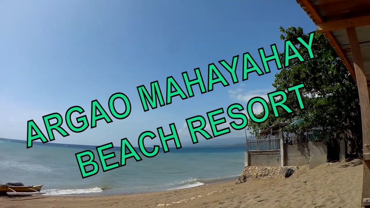 GOING TO ARGAO MAHAYAHAY BEACH RESORT - YouTube